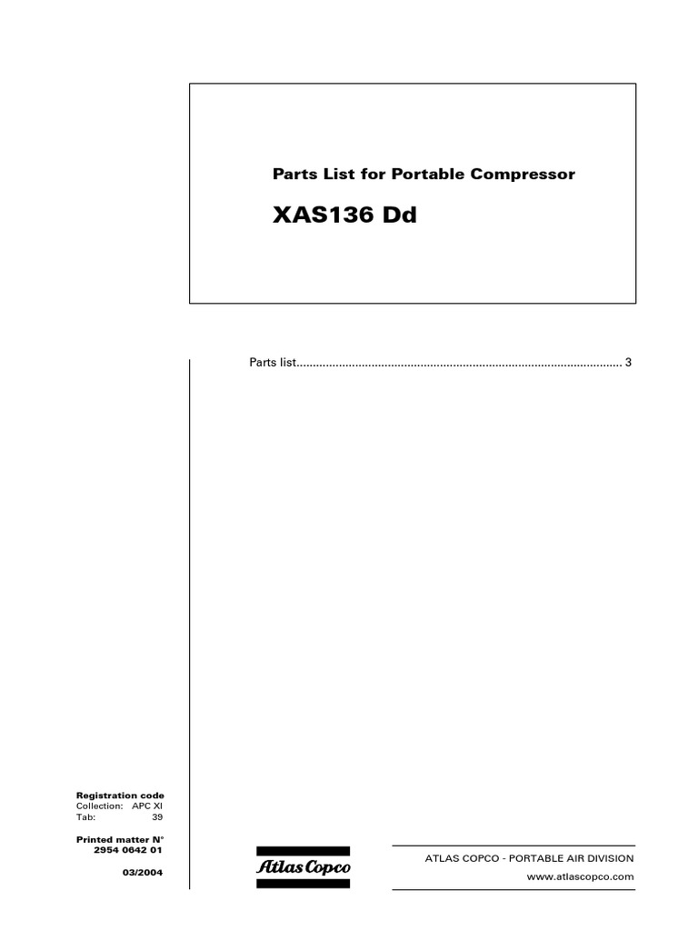 XAS 136 - DD - ASL | PDF | Screw | Washer (Hardware)