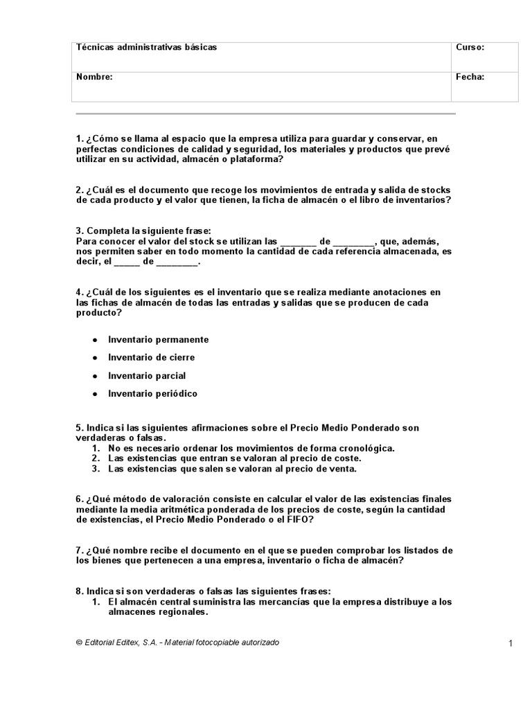 © Editorial Editex, S.A. - Material Fotocopiable Autorizado | PDF