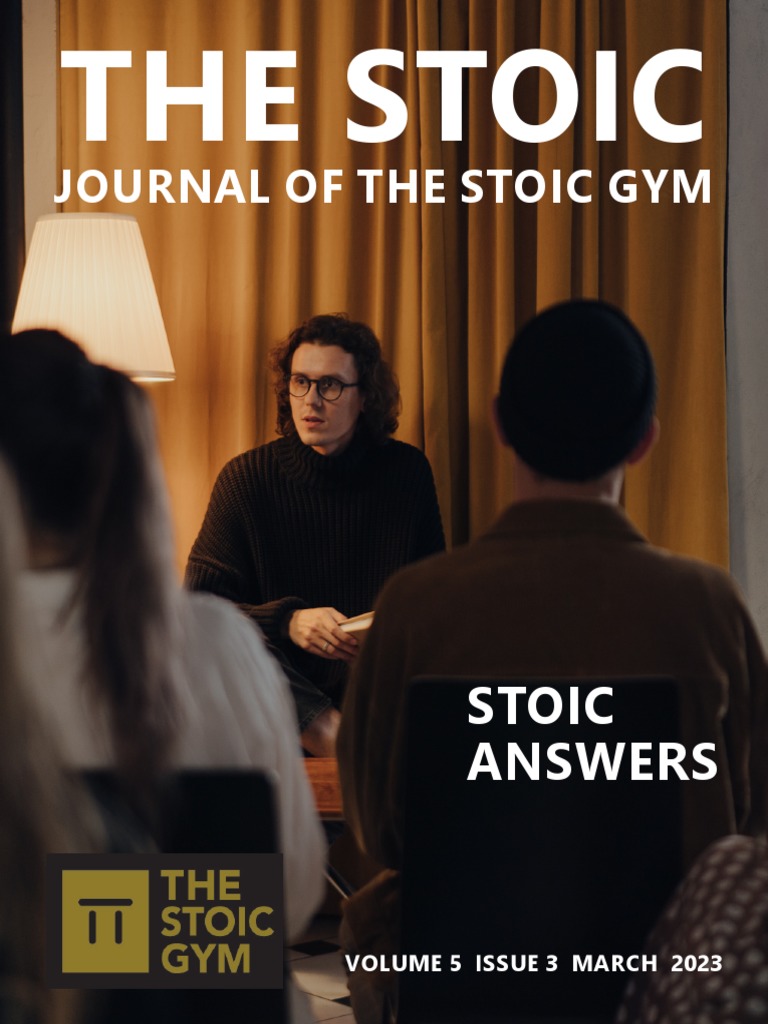 Journal of The Stoic Gym | PDF | Stoicism | Epictetus