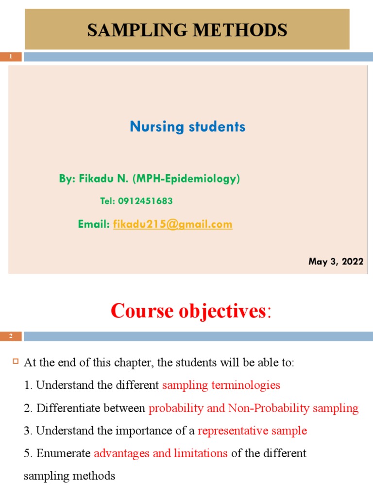 6 Sampling | PDF | Sampling (Statistics) | Research Methods
