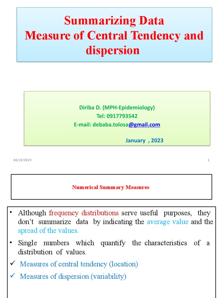 MCT and MD For Pharmacy Students | PDF | Standard Deviation | Variance