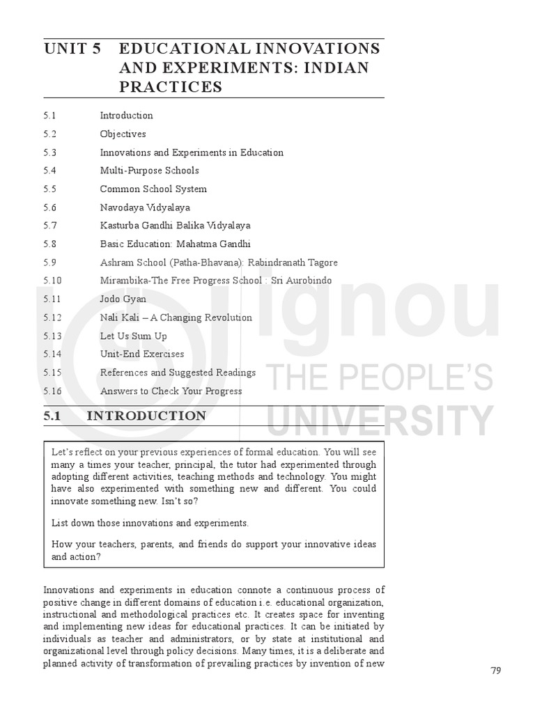 Unit 5 | PDF | Curriculum | Teachers