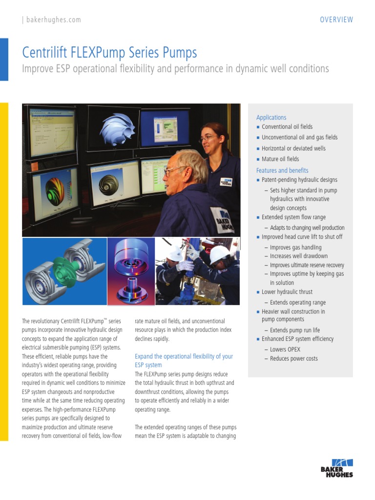 Centrilift Flexpump Series Pumps: Improve Esp Operational FL Exibility and Performance in ...