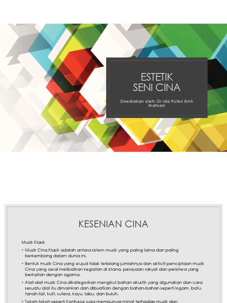 Corak Batik dalam Seni Lukis Cina | PDF | Seni