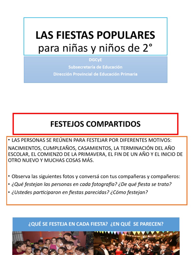 Las Fiestas Populares 2° | PDF | Carnaval