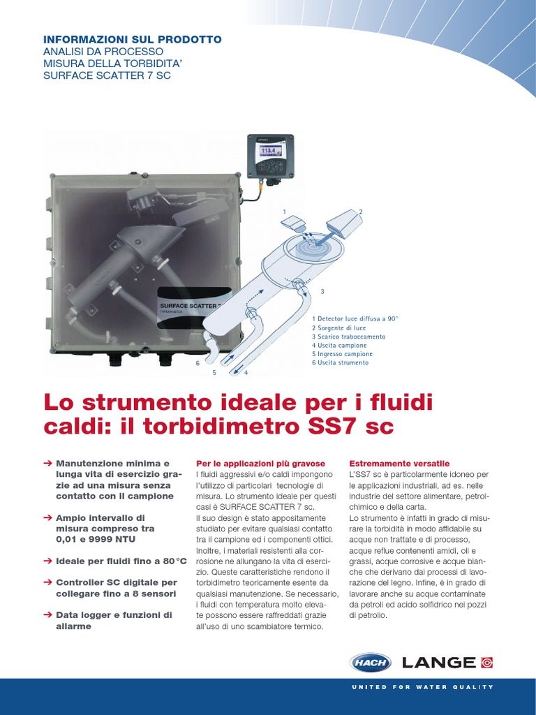 Data Sheet Hach Surface Scatter 7 | PDF