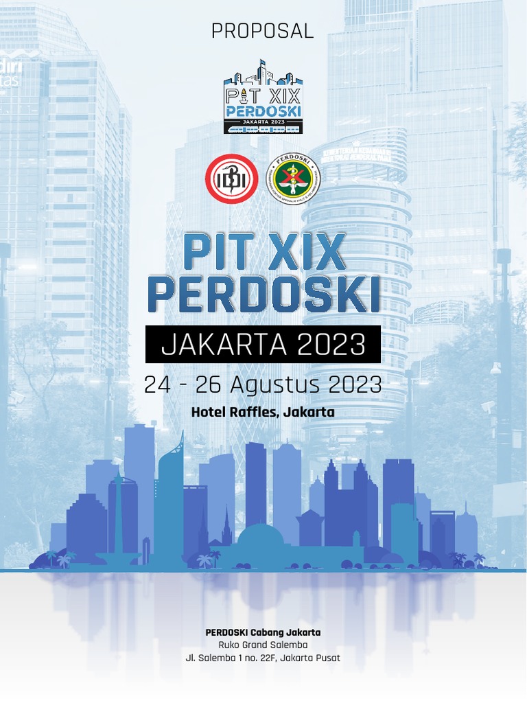 Pit Xix Pit Xix Perdoski Perdoski Pit Xix Perdoski: JAKARTA 2023 | PDF