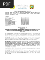 Resolution 2020-01 - TANOD AND LUPON | PDF | Local Government | Philippines