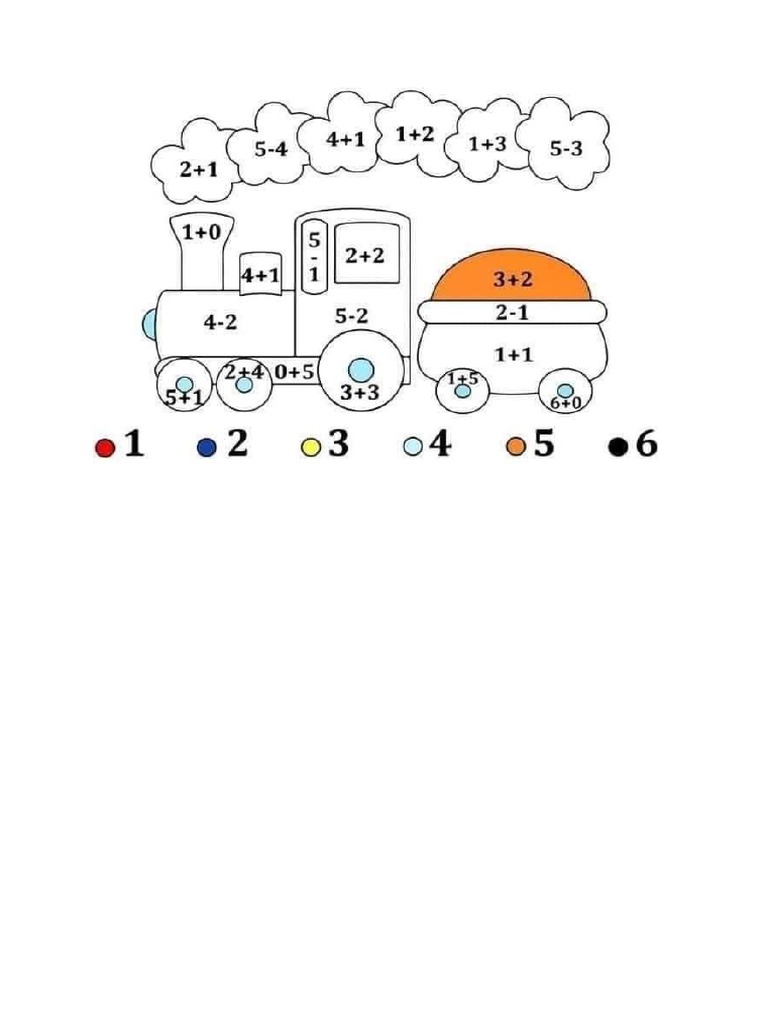 Fise de Colorat Dupa Rezultat Clasa I | PDF