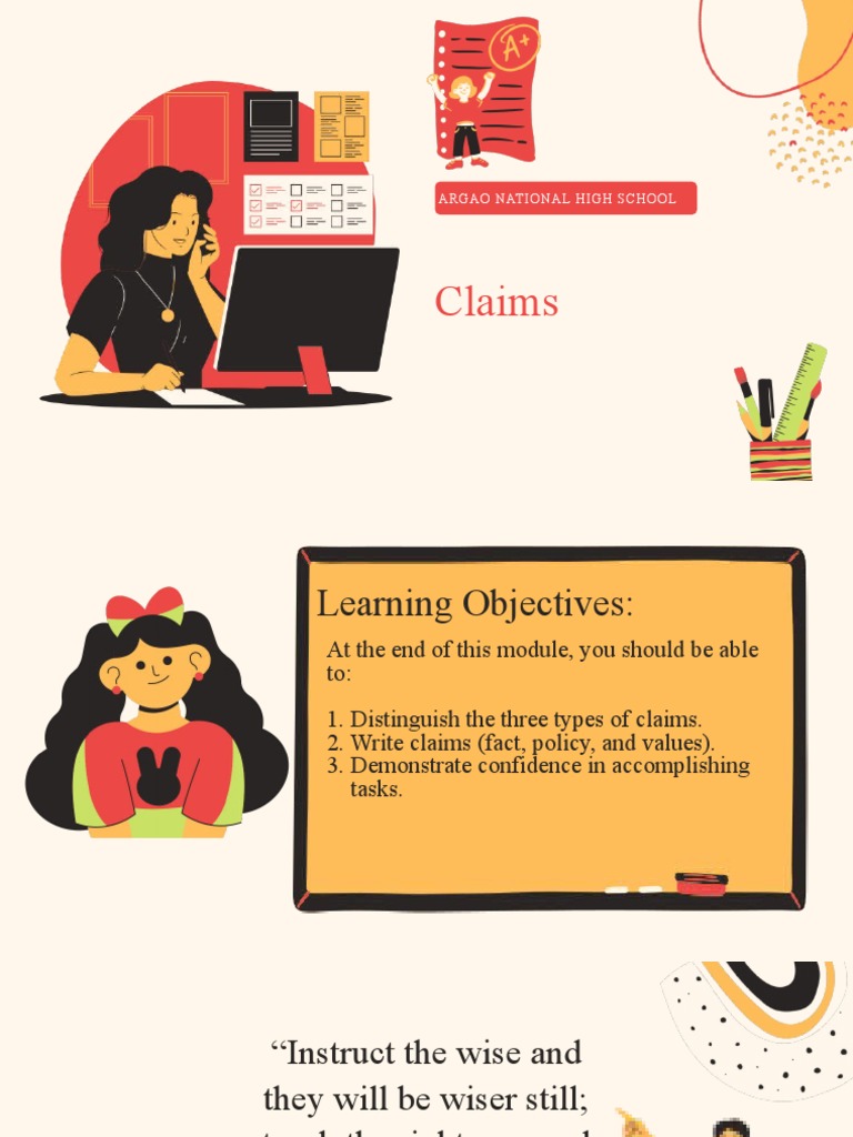 Understanding Claims: Fact, Value, Policy | PDF | Social Media ...