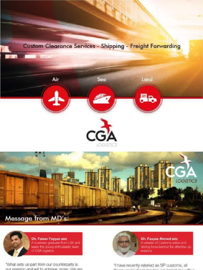 Cga Logistics Company Profile | PDF