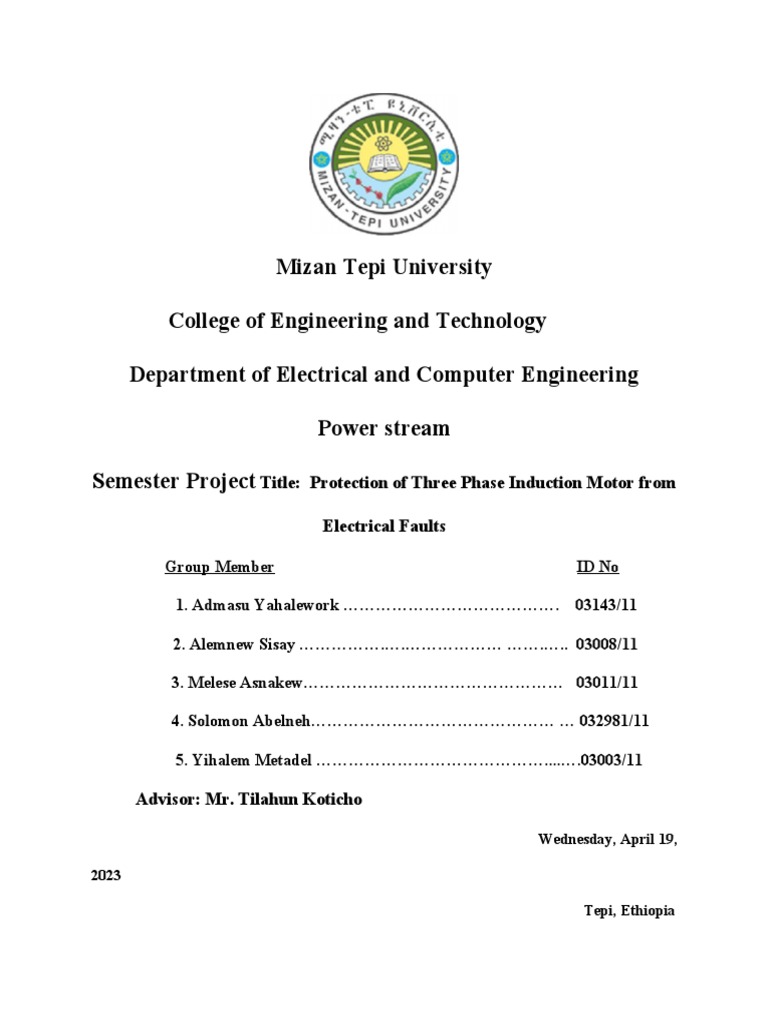 Mizan Tepi University | PDF | Rectifier | Direct Current