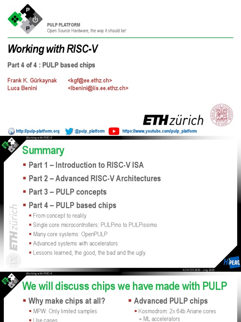 04 PULP Chips | PDF | Integrated Circuit | System On A Chip