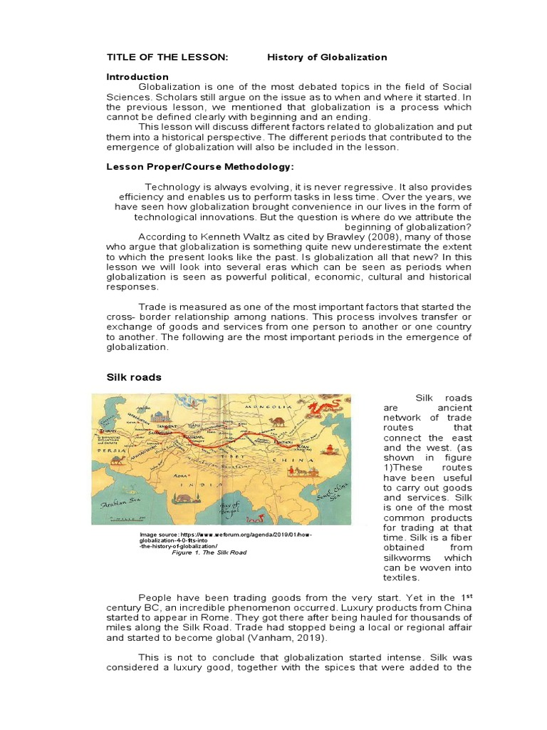 History of Globalization Explained | PDF | Industrial Revolution ...