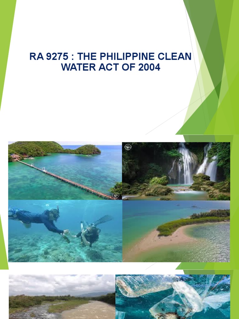 Ra 9275 | PDF | Water Pollution | Clean Water Act