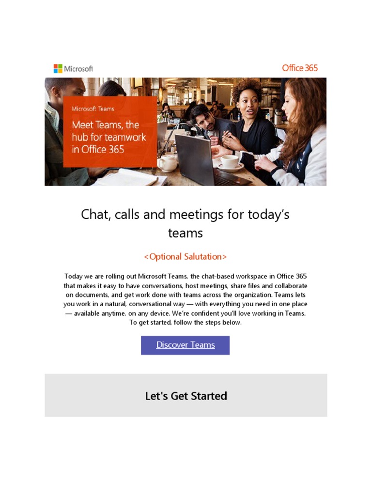 03 Microsoft Teams - Announcement Template | PDF