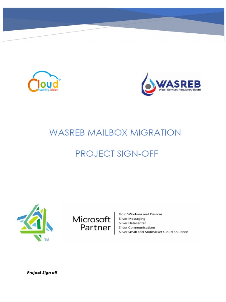 WASREB Sign-Off Document | PDF | Computers