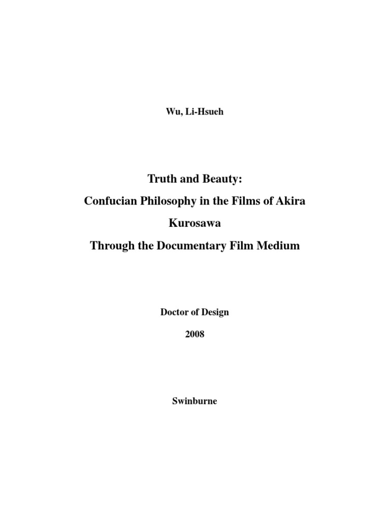 Li-Hsueh Wu Thesis | PDF | Bushido | Zen