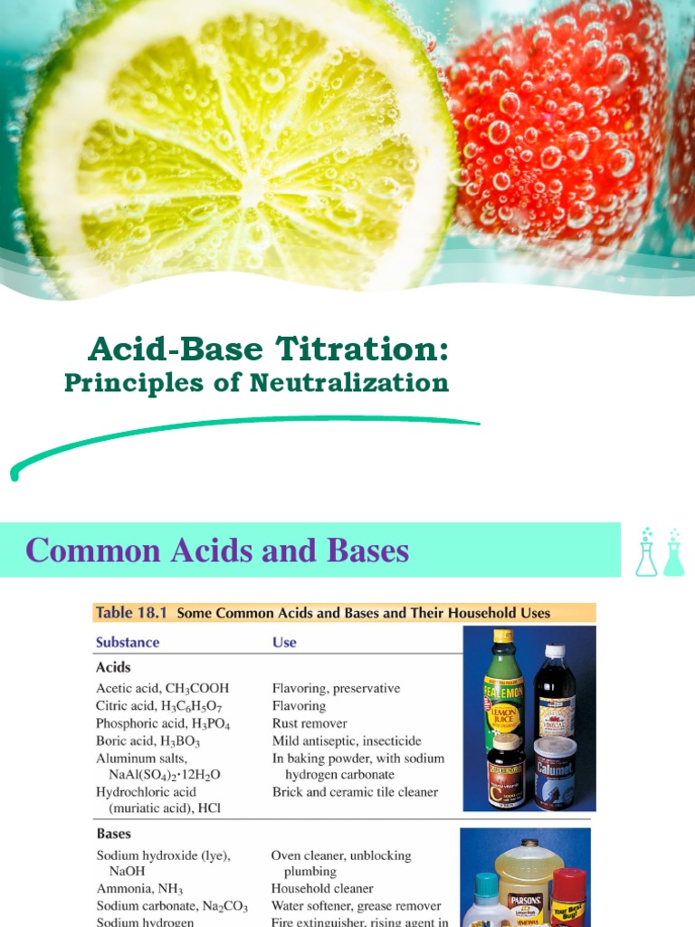 Acid-Base Titration | PDF | Chemistry | Titration