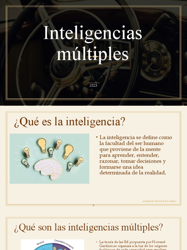 Inteligencias Multiples | PDF | Inteligencia | Pensamiento