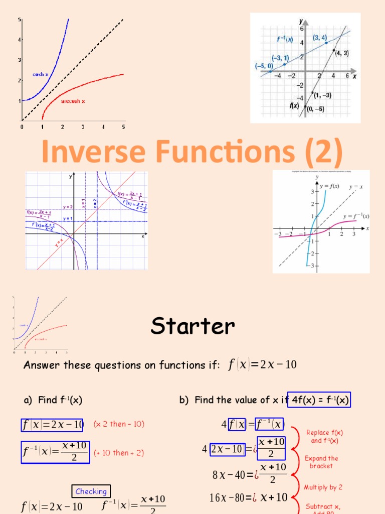 Functions 4 Inverse-Functions | PDF | Multiplication | Function (Mathematics)