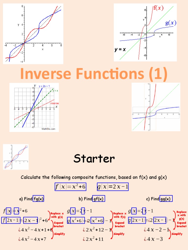 Functions 3 Inverse Functions | PDF | Function (Mathematics) | Computer ...