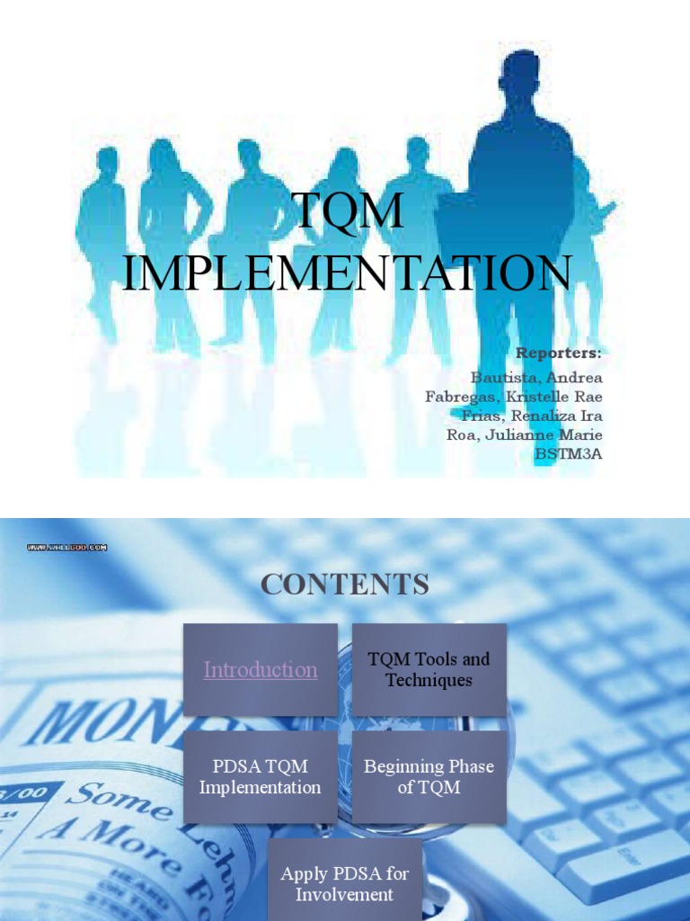 TQM Implementation | PDF | Goal | Strategic Planning