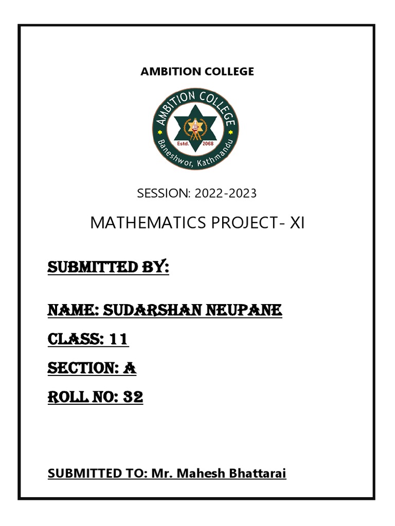 Project On Local Maxima And Minima Pdf Maxima And Minima Mathematical Optimization