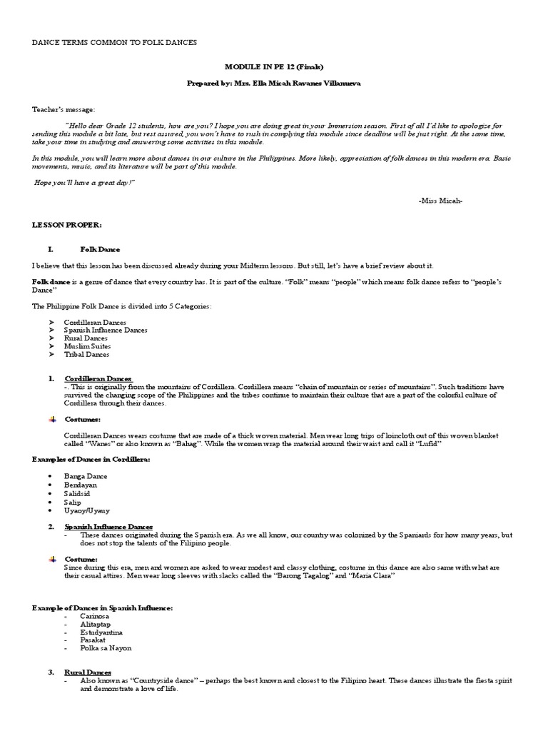 Module in Pe 12 Finals | PDF | Foot | Clothing