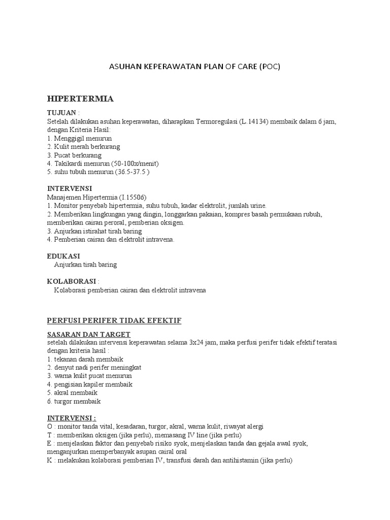 Askep Poc | PDF | Sains & Matematika