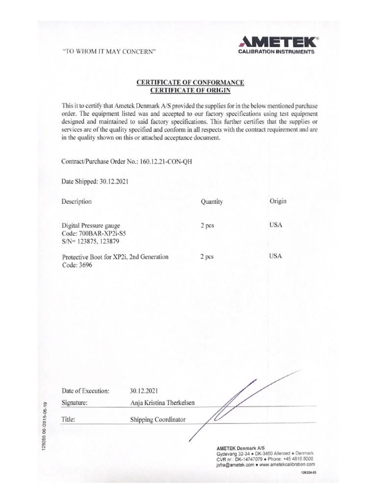 AMETEK® | PDF