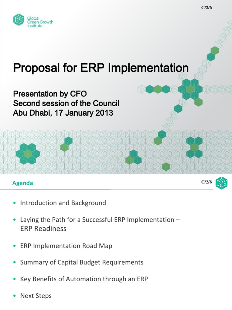 C 2 6 B - Proposal-for-ERP-Implementation | PDF | Enterprise Resource ...