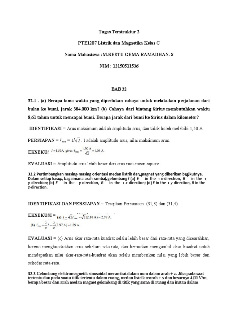 32.2 Pertimbangkan Masing-Masing Orientasi Medan Listrik Dan Magnet Yang Diberikan Berikutnya ...