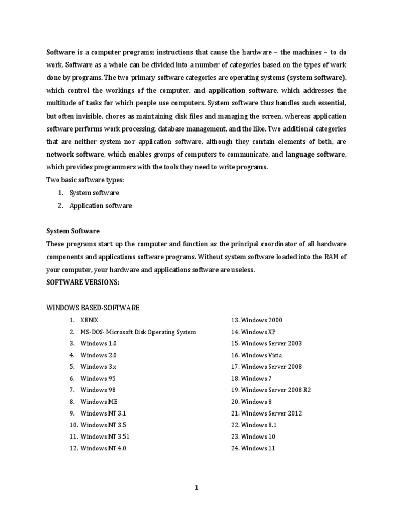 Handouts-Software Tle | PDF | Linux Distribution | Hyperlink