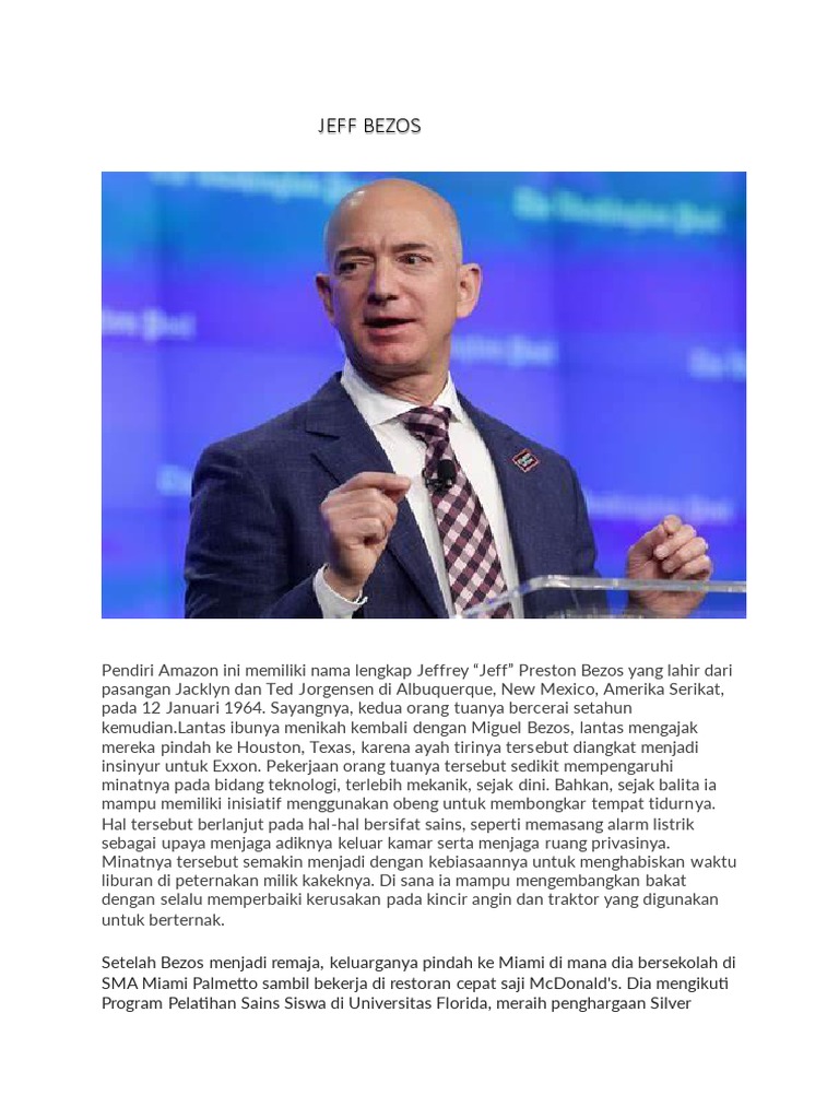 Jeff Bezos The Real 2 | PDF