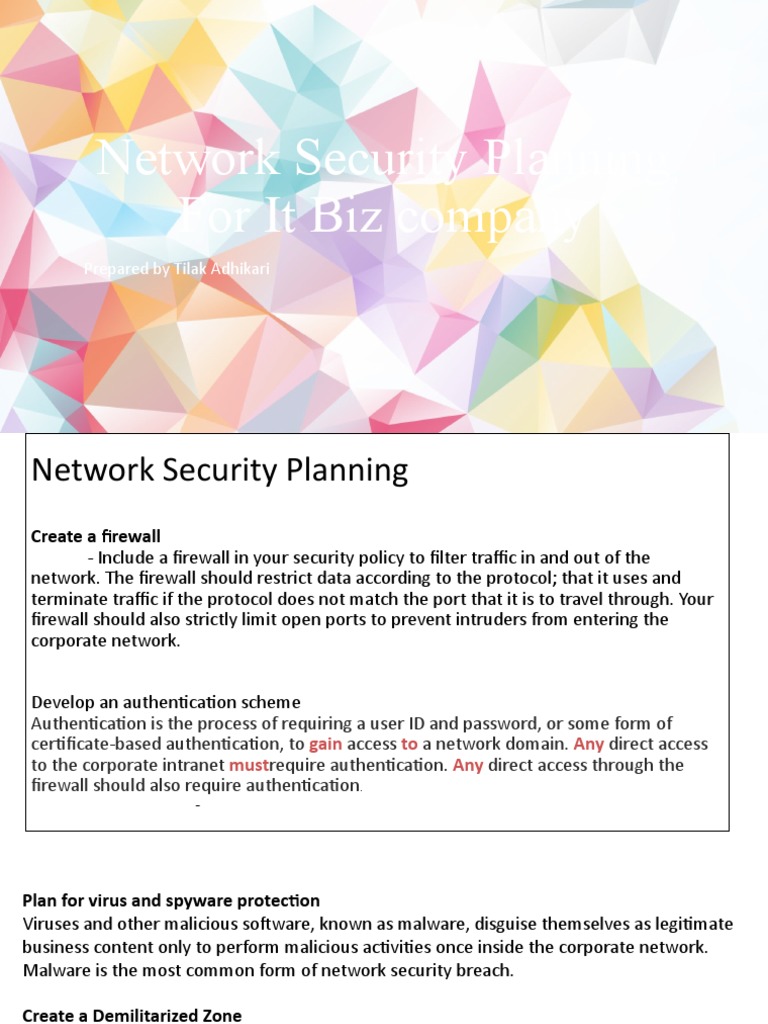 IT Biz Network Security Guide | PDF | Malware | Computer Security