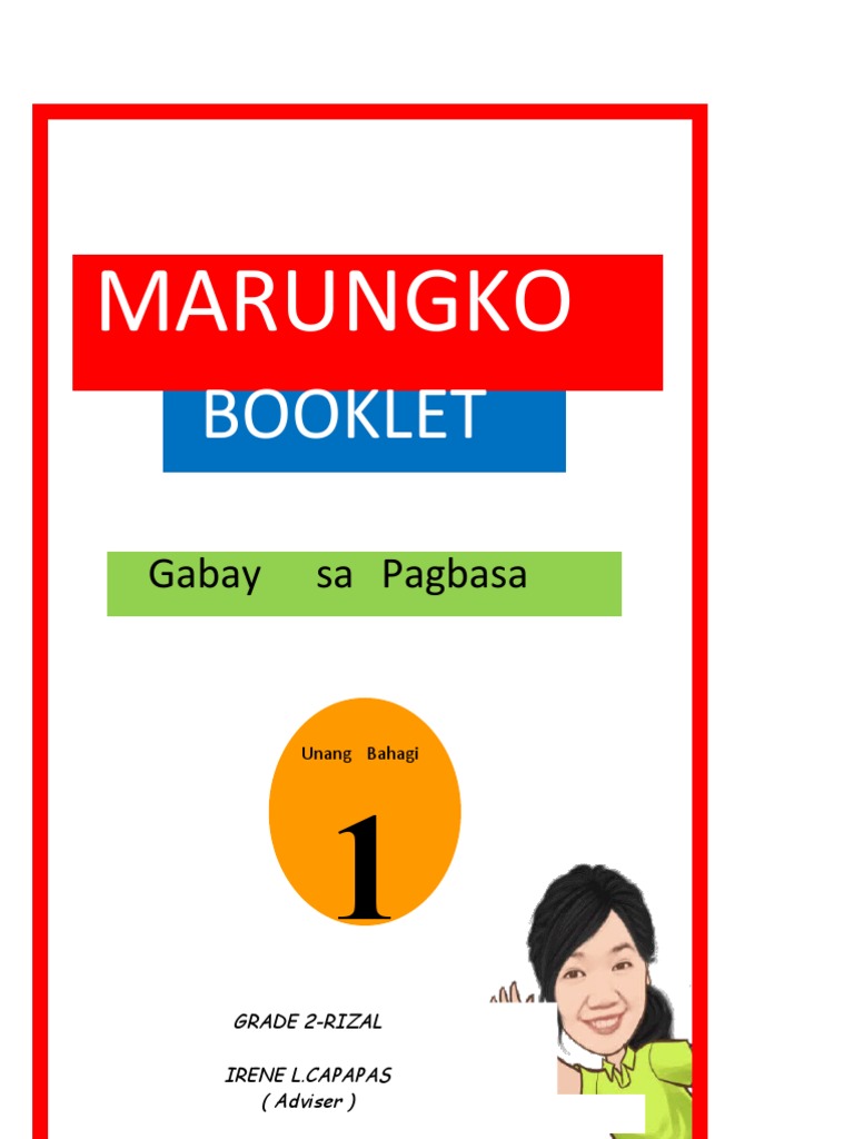 Marungko Booklet 1 | PDF