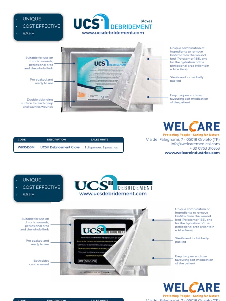 Unique - Cost Effective - Safe: UCS® Debridement Glove WR95150M | PDF ...