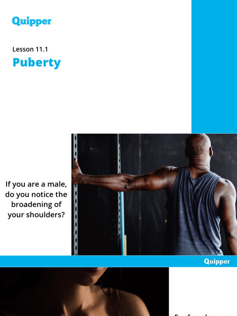 Puberty: Lesson 11.1 | PDF | Puberty | Human Body