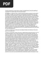 Public Speaking Script | PDF | Friendship | Love