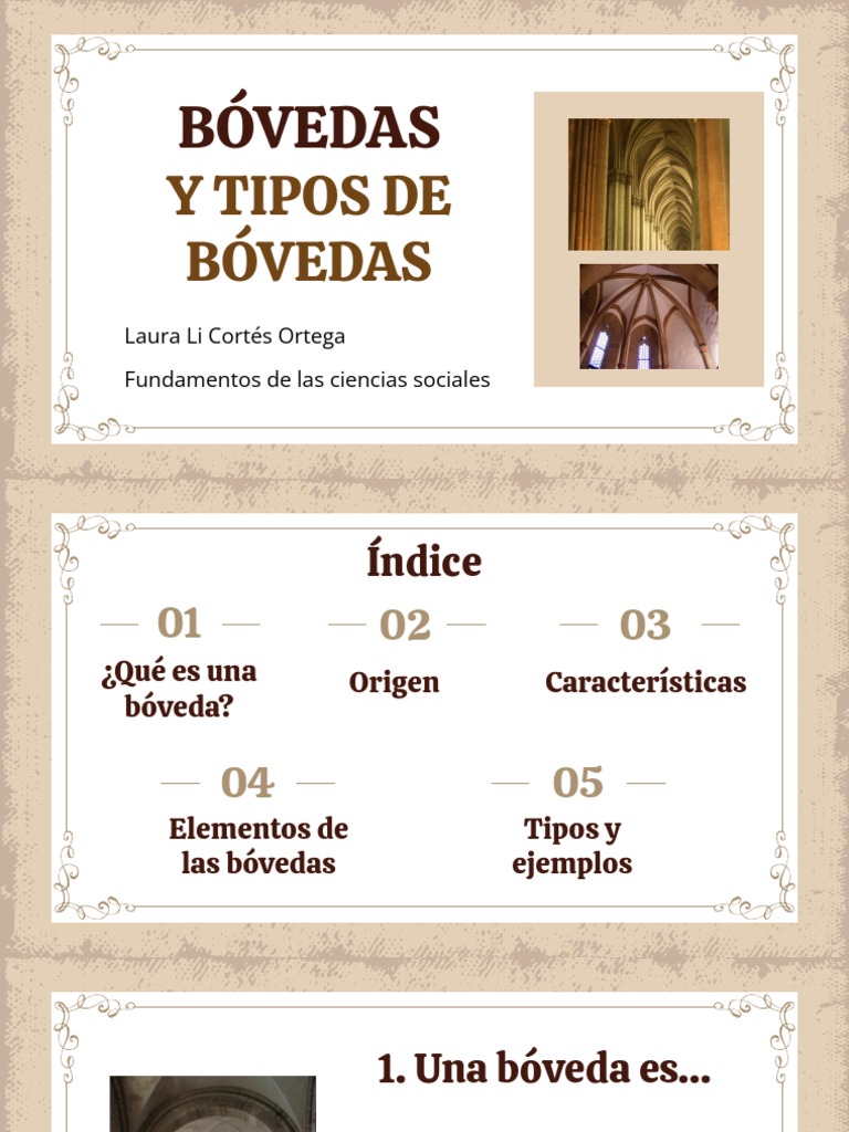 Y Tipos de Bóvedas | PDF | Bóveda (Arquitectura) | Hazme