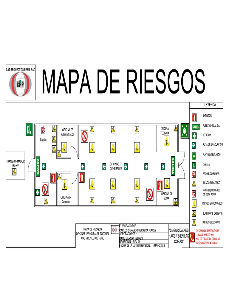 CPP-PMT-L2T23007-0000-SSO-PLO-001 Mapa de Riesgos A | PDF
