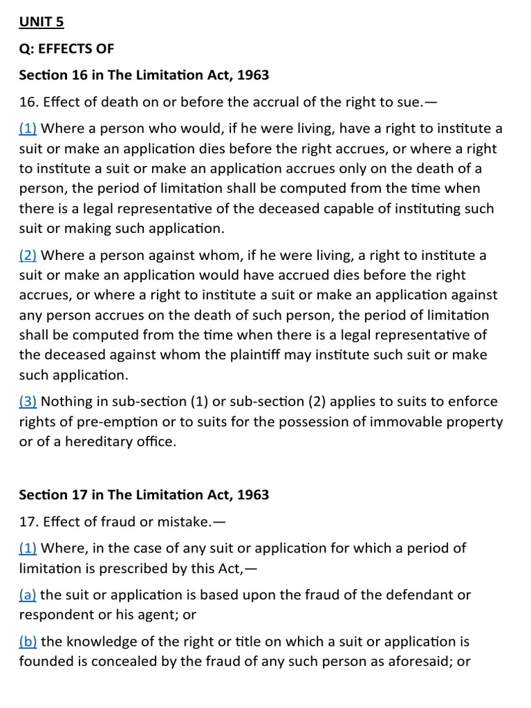 LLB 5TH Sem CPC Unit 5 | PDF | Lawsuit | Easement