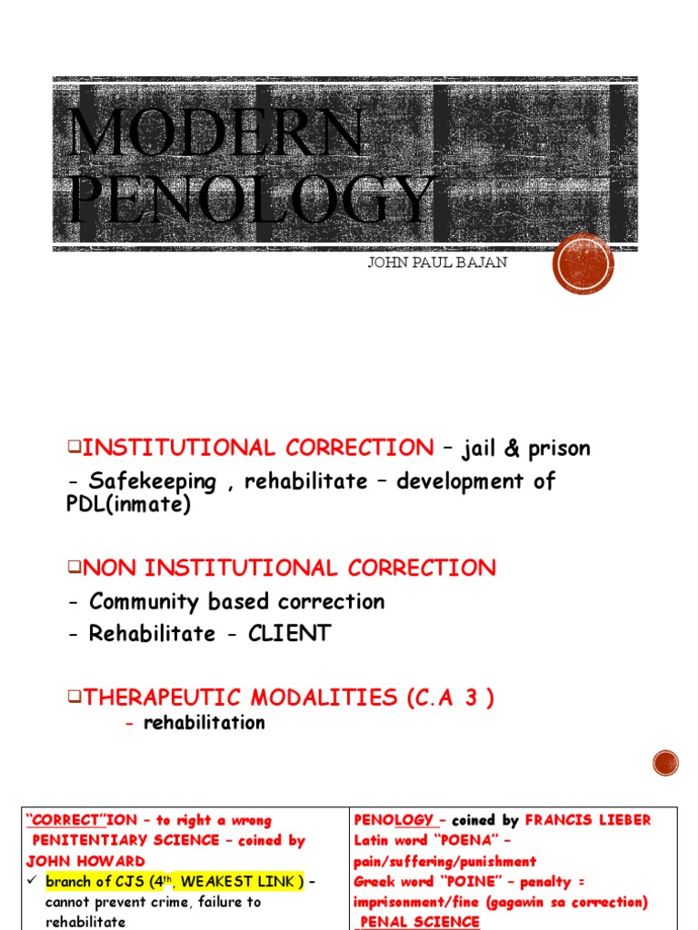 PENOLOGY | PDF | Prison | Punishments