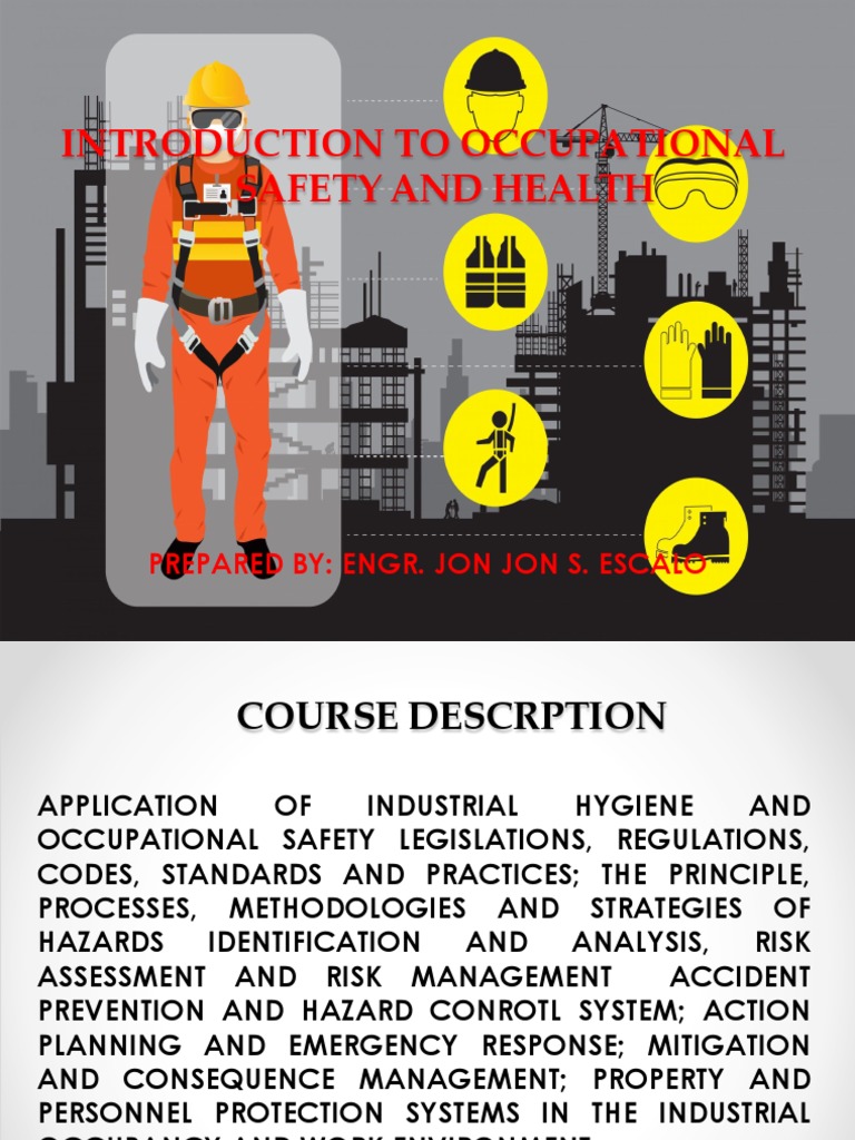 Introduction To Ohs | PDF | Occupational Safety And Health | Hazards