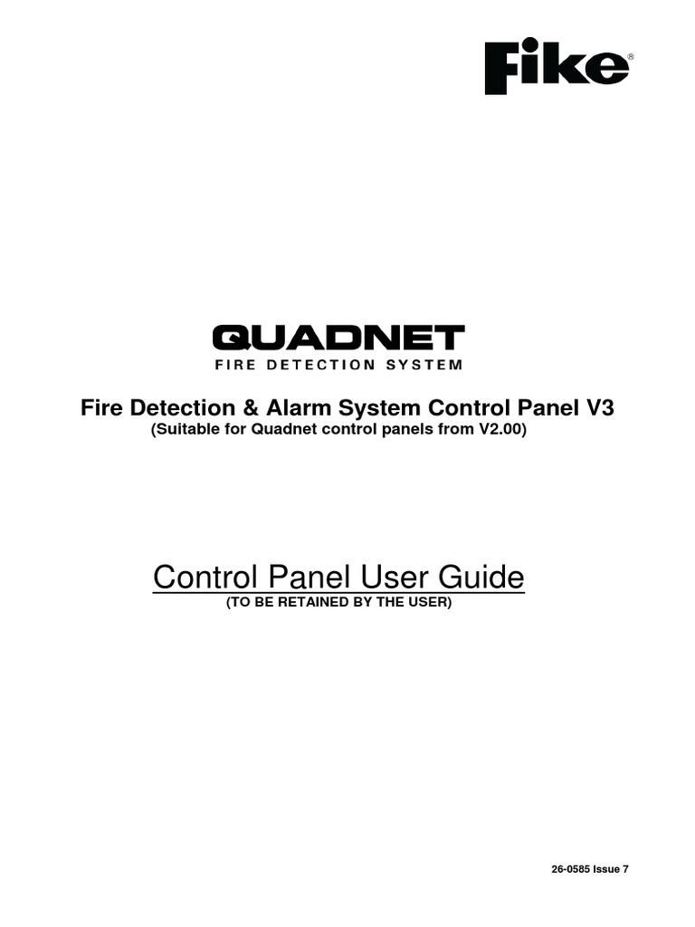 Understanding Fire Alarm Systems: A Guide to Operating the Quadnet Control Panel V3 at [LOCATION ...