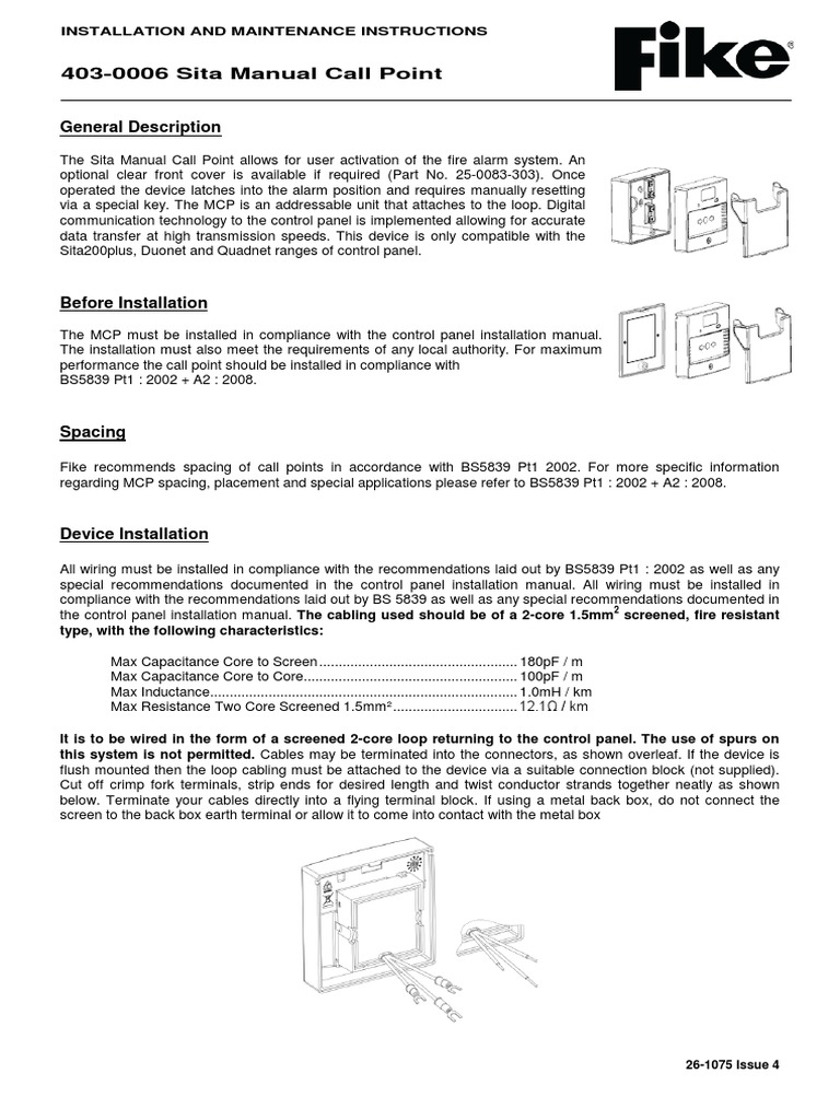 Install and maintain manual call points | PDF | Building Engineering ...