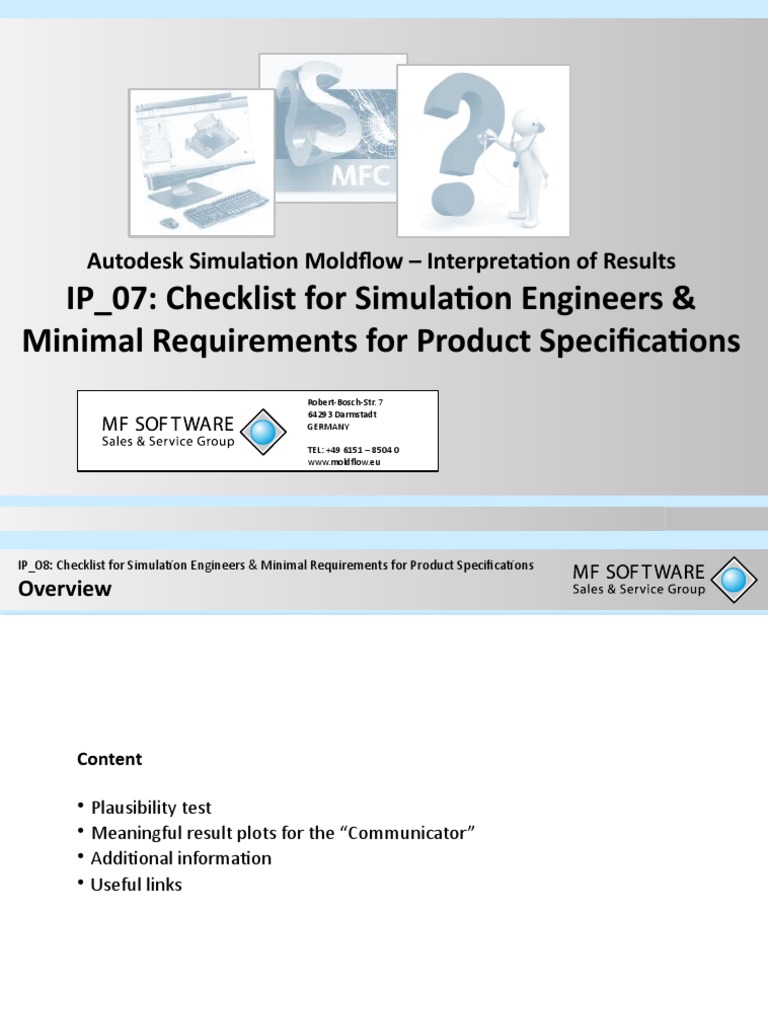 IP 07-Checklist For Simulations&requirements | PDF | Simulation ...