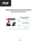 Pasos Sistema de Tramite Documentario | PDF | Ventana (informática) | Software