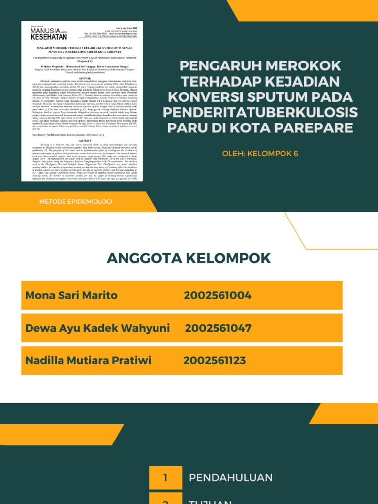 06 - Tugas 3 Metode Epid | PDF